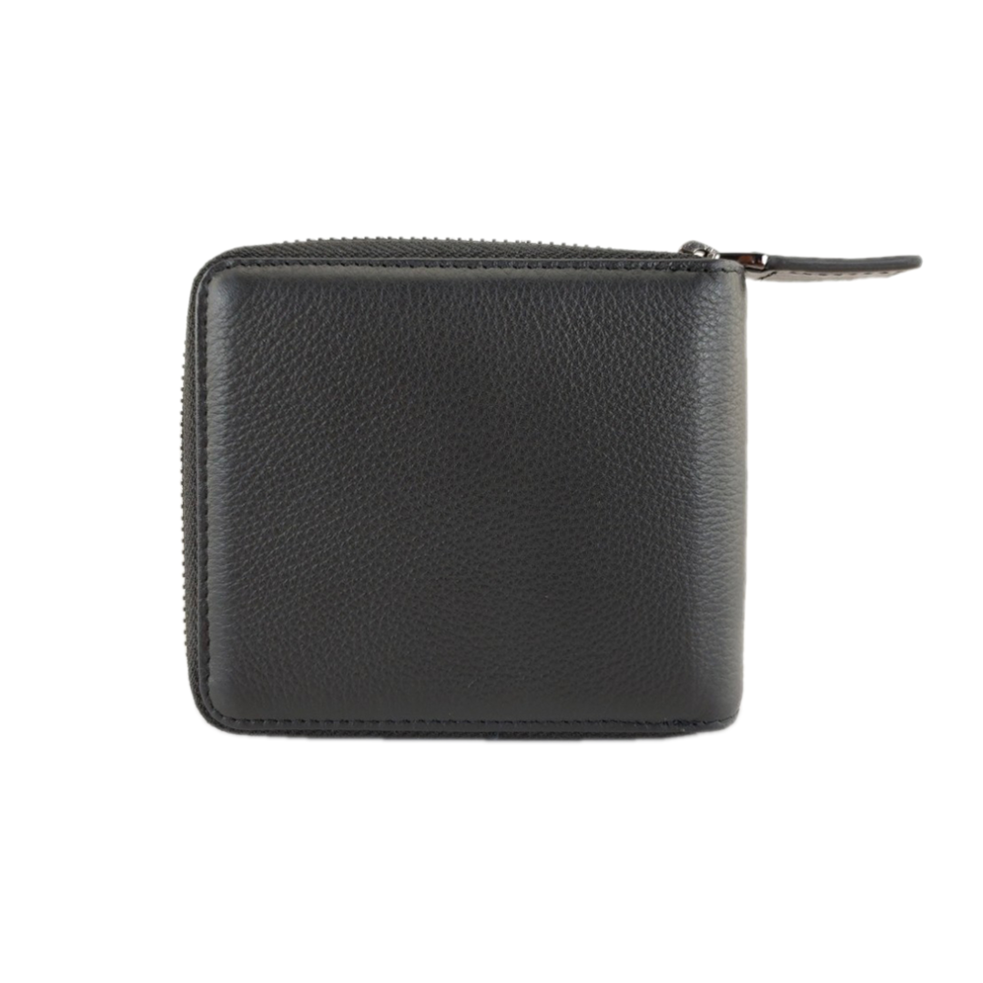 Classic Leather Wallet with Zipper Closure | JACOB