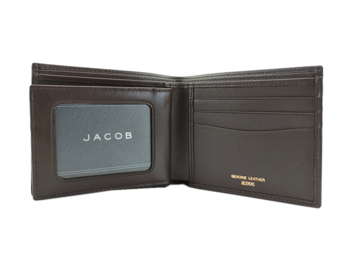 Classic Wallet with Middle Flap for Extra Cards | JACOB