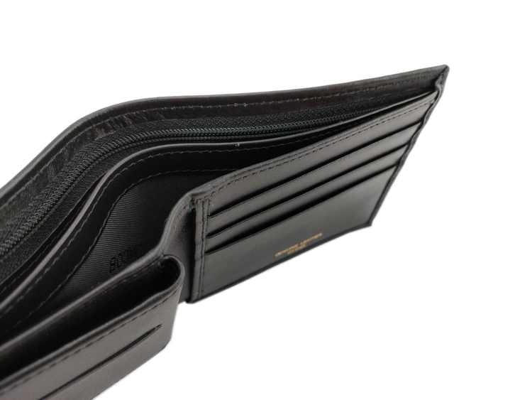 Leather Wallet with Billfold Zipper | JACOB