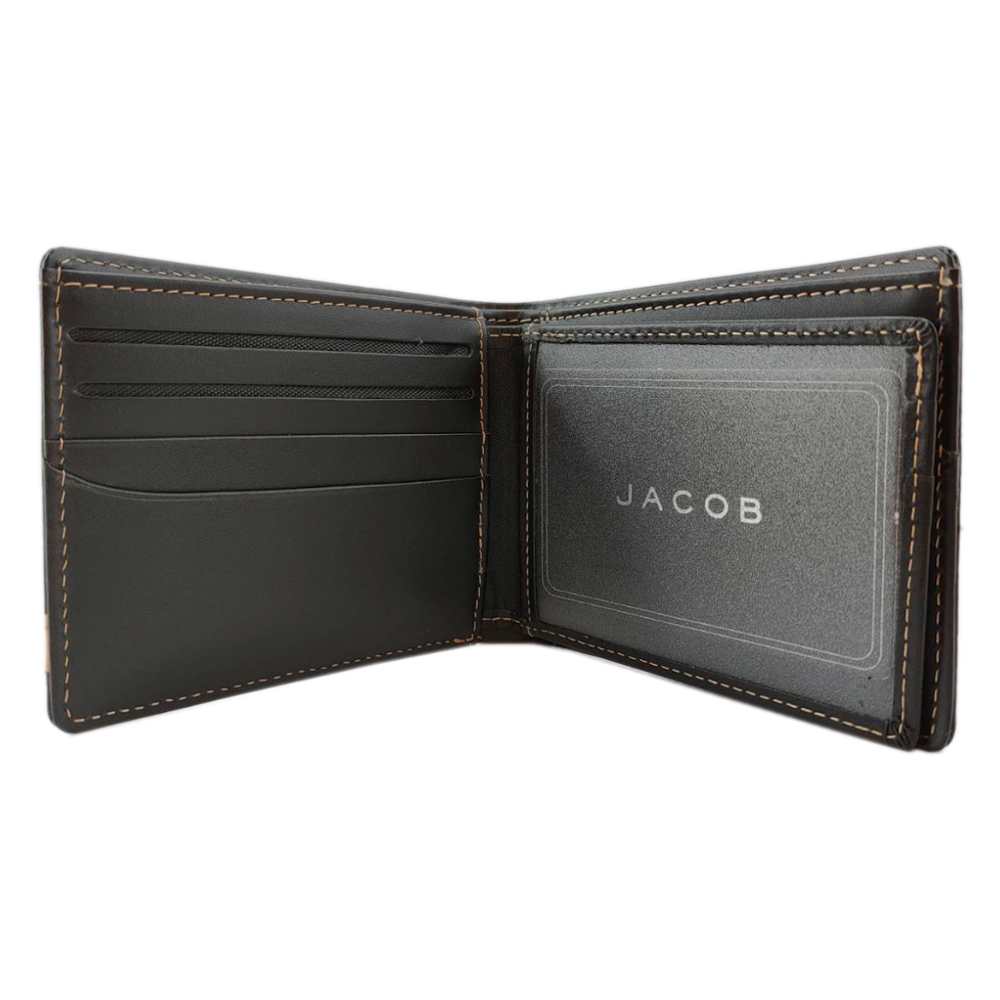 Trendy Wallet with Middle Flap & ID Compartment | JACOB