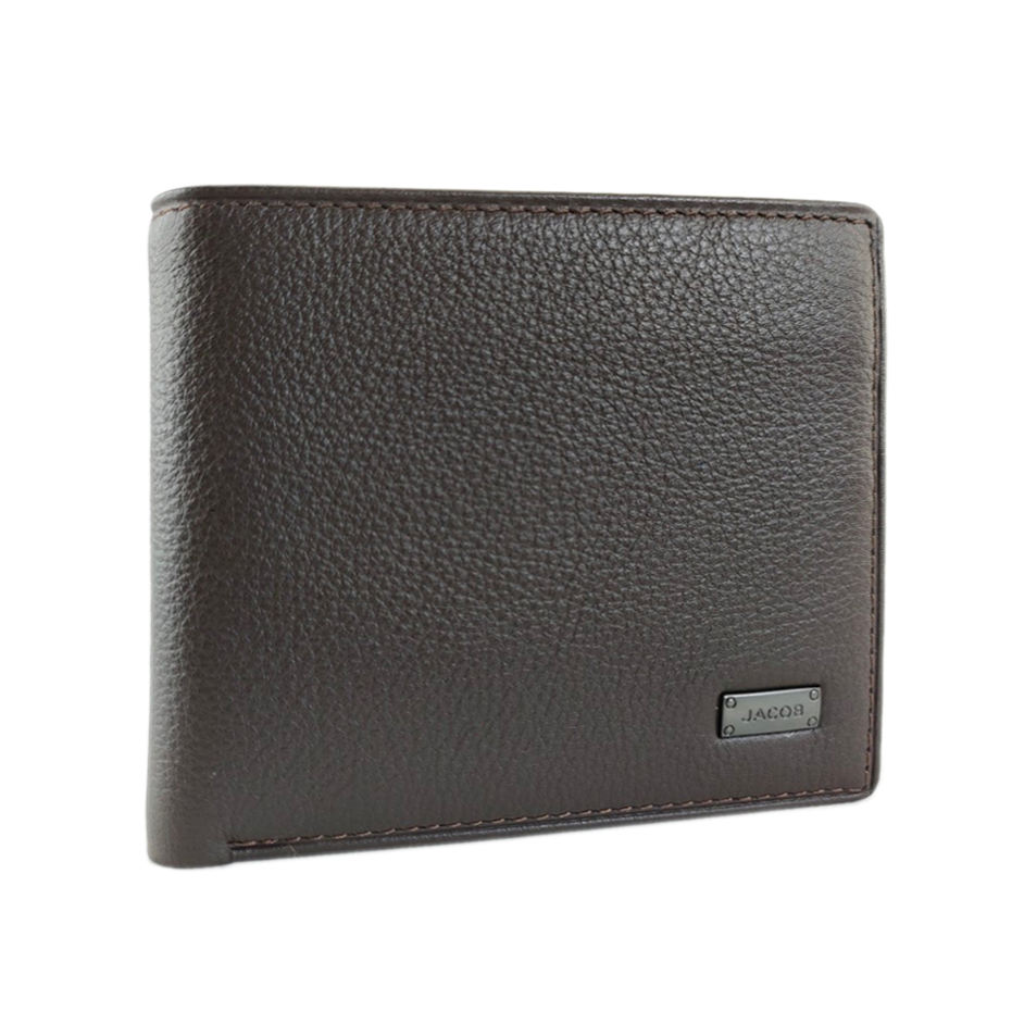 Classic Leather Wallet with Coin Compartment | JACOB