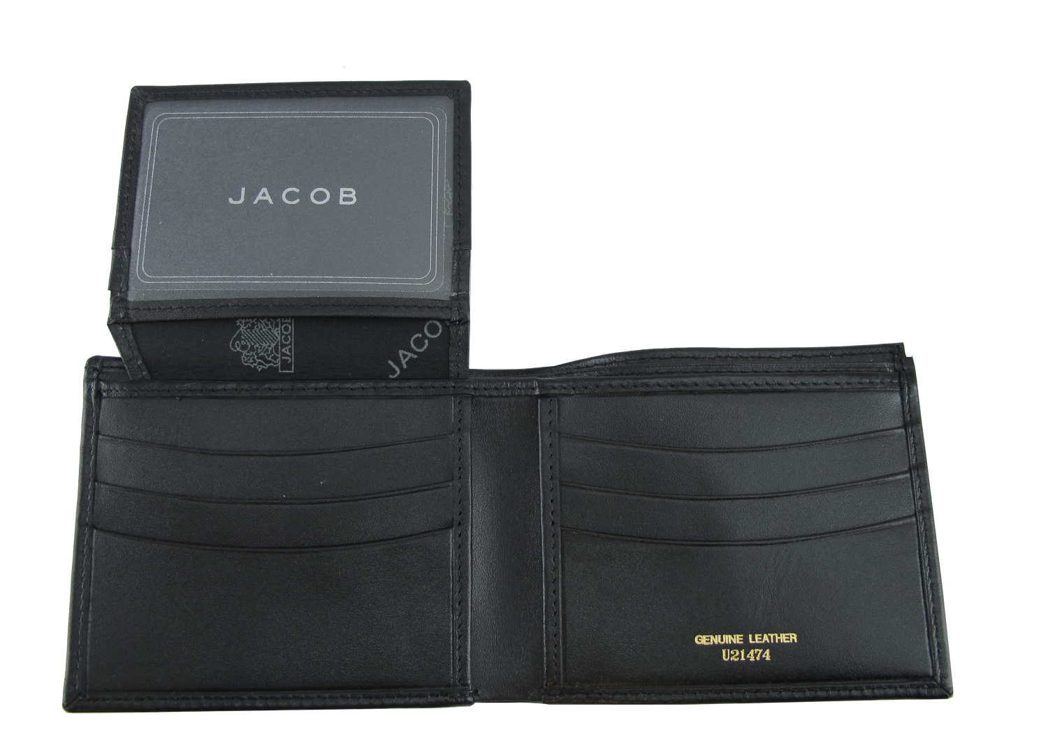Clean Wallet with Flipable Clear Compartment | JACOB